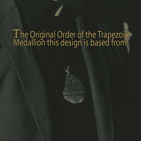 Round Order of the Trapezoid Ritual Medallion – Satanme