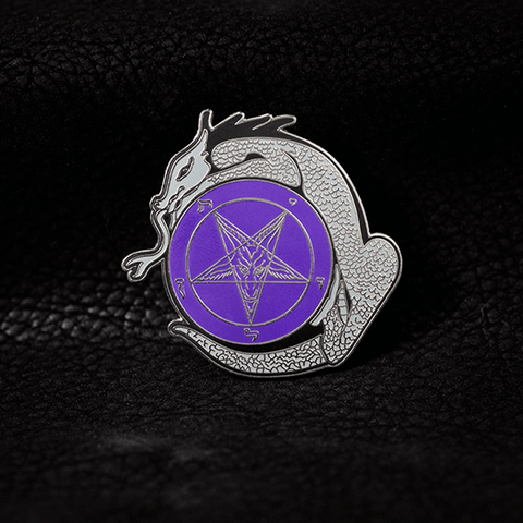 Church of Satan Letterhead Pin – Satanme